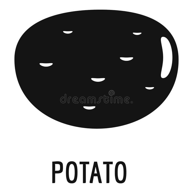 Potato icon, simple style. stock illustration. Illustration of icon ...