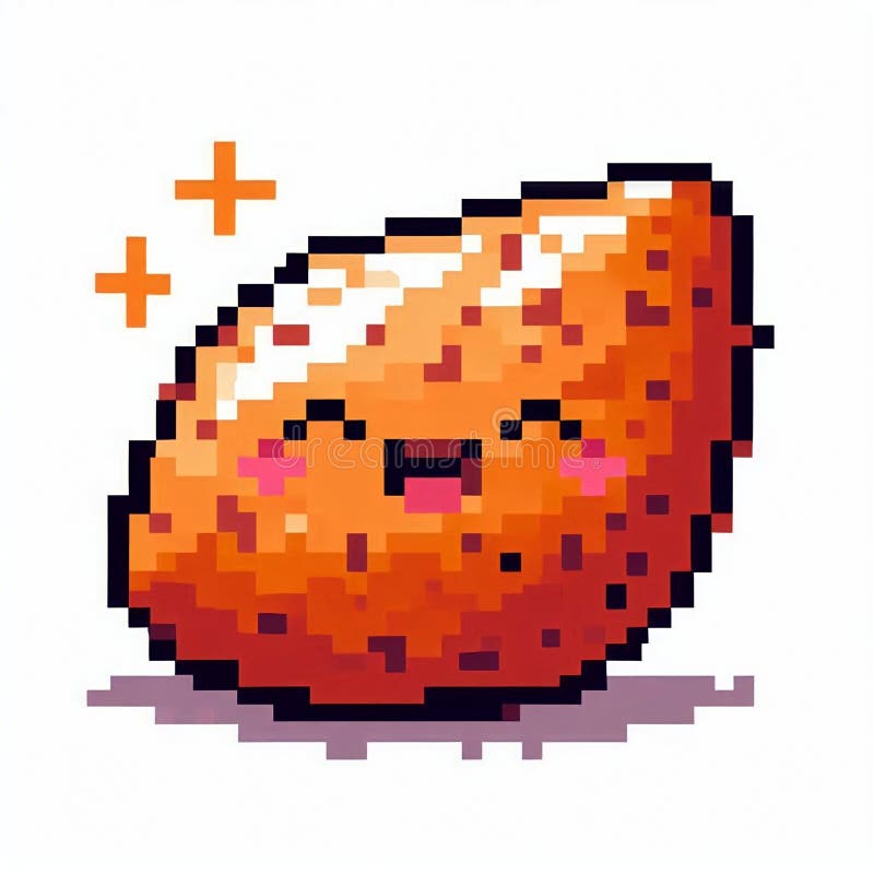 Potato Illustrator Design,pixel Art Stock Illustration - Illustration ...