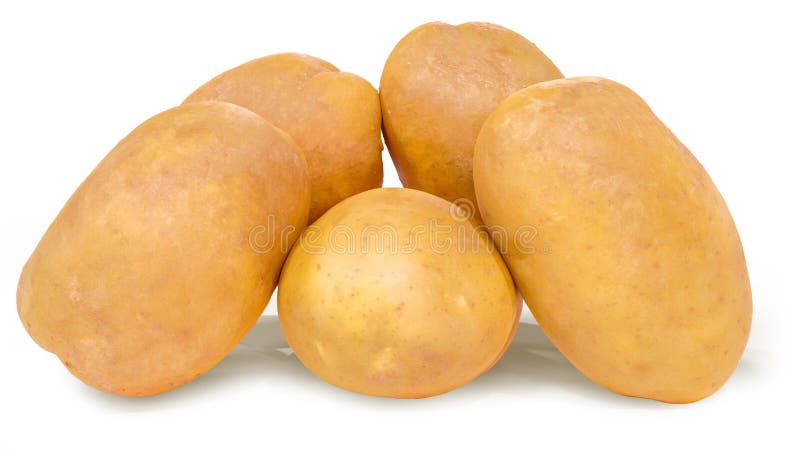 Potato Isolated on White Background High Quality Details - 3d Rendering ...