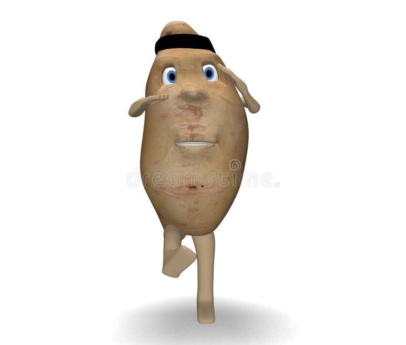 Potato karate stock illustration. Illustration of potato - 11915839