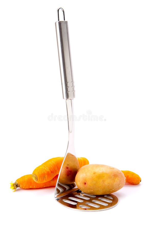 Potato and kitchen device stock image. Image of potato - 13138639