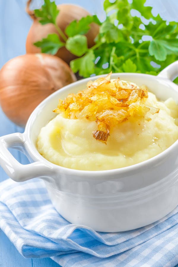 Root Mash. Root Vegetables Mashed in a Bowl. Garnished with Oil and Herbs. Stock Image - Image ...