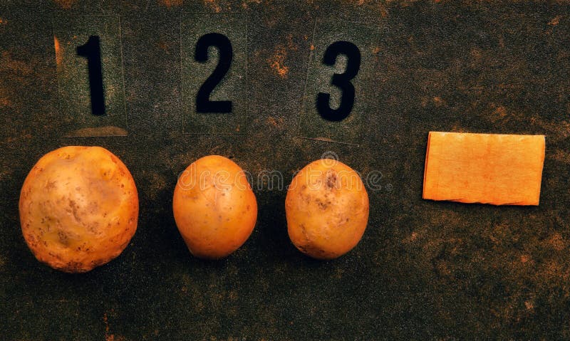 Potato Number Asphalt Background Stock Photo - Image of myrtle, earth ...