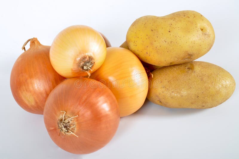 Potato and onion stock photo. Image of agriculture, cultivated - 23966038