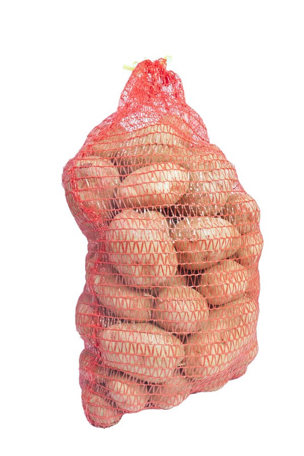 Potato sack stock photo. Image of organic, yellow, diet - 24218592