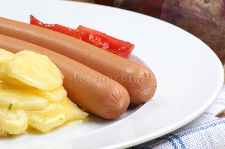 Potato salad with vinegar stock photo. Image of health - 15150594