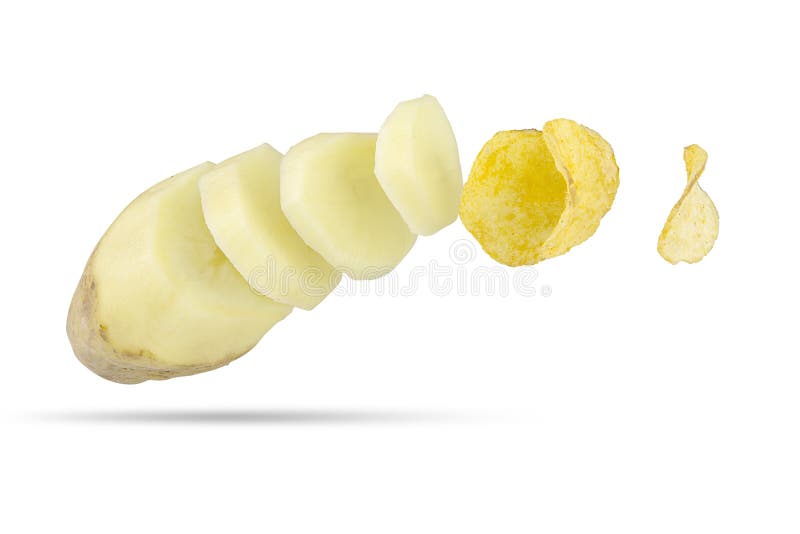 Potato slices stock image. Image of gastronomy, slicing - 27756205