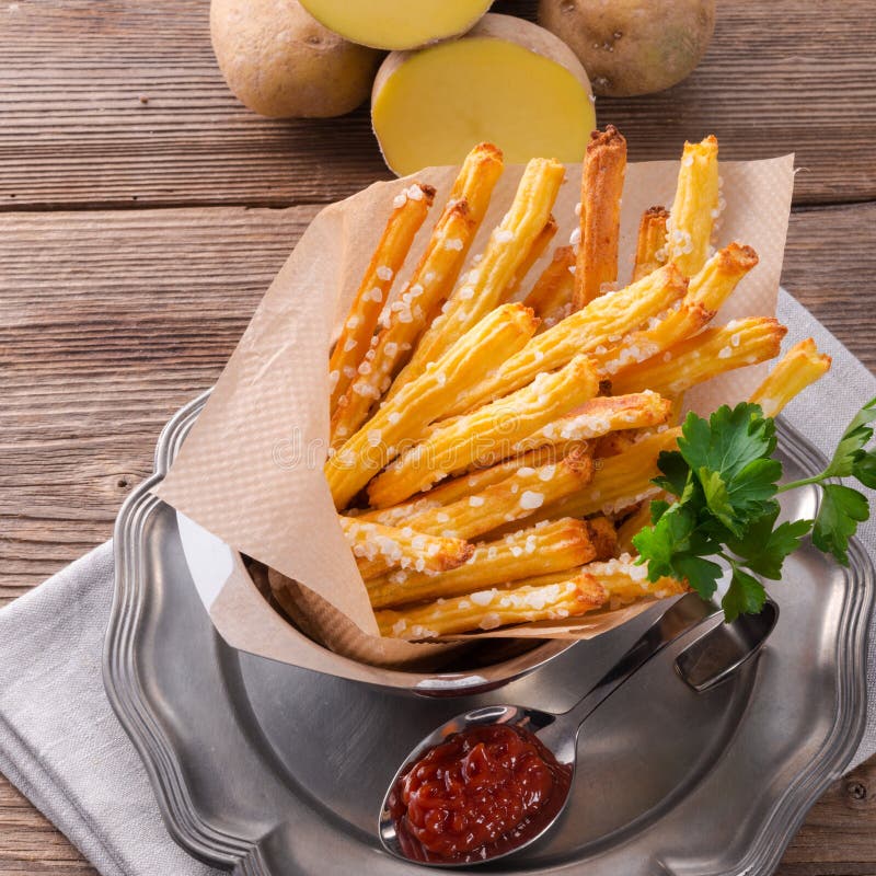 Potato sticks stock photo. Image of fastfood, healthy - 38614088