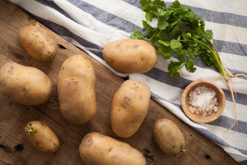Potato Still Life Wood Black Background Stock Photo - Image of natural ...