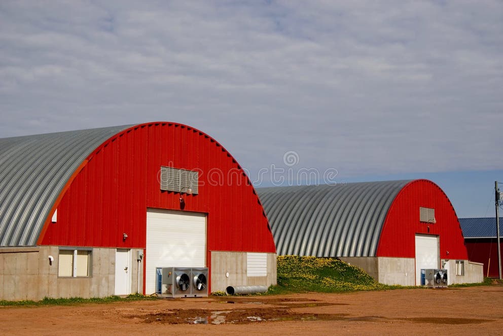 Potato Storage Warehouses stock photo. Image of potato - 2553292