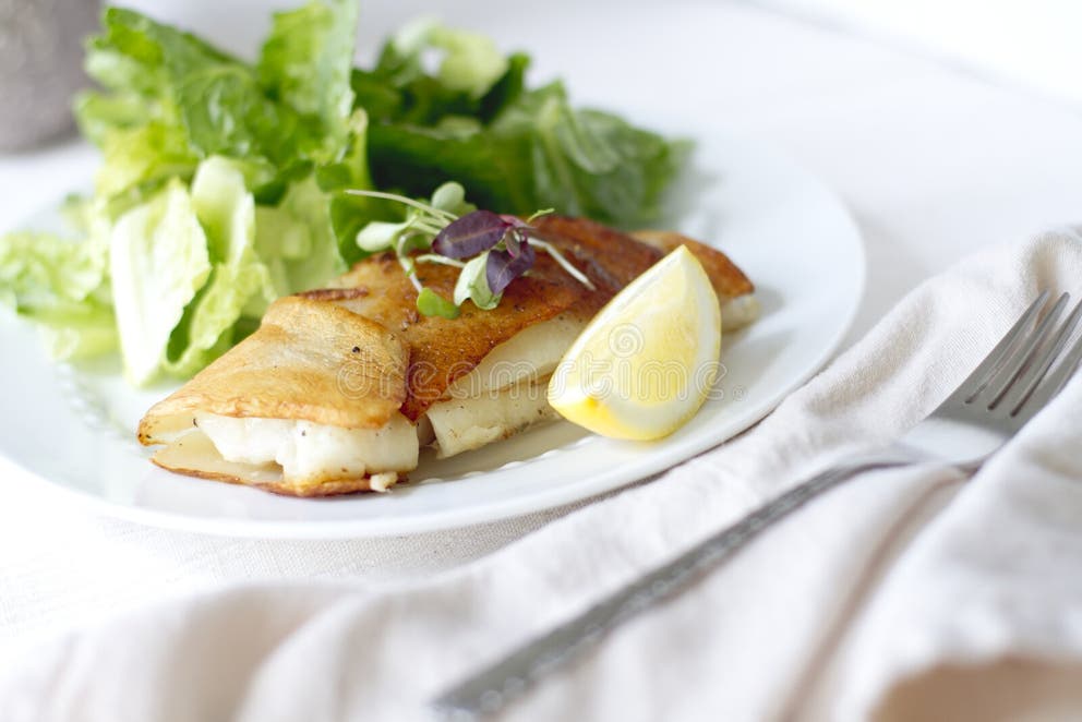 Potato Wrapped Cod stock image. Image of lemon, meat - 30561159