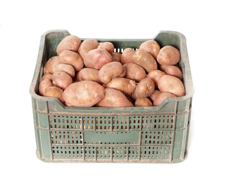 Potatoes box stock photo. Image of diet, healthy, fresh - 24934880
