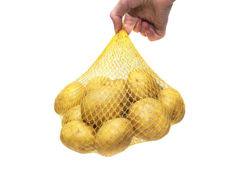 Potatoes Fresh in the Package Stock Image - Image of pack, organic ...