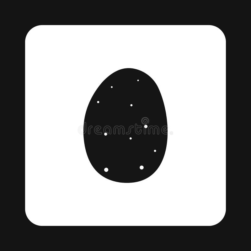 Potatoes Icon, Simple Style Stock Vector - Illustration of farming ...