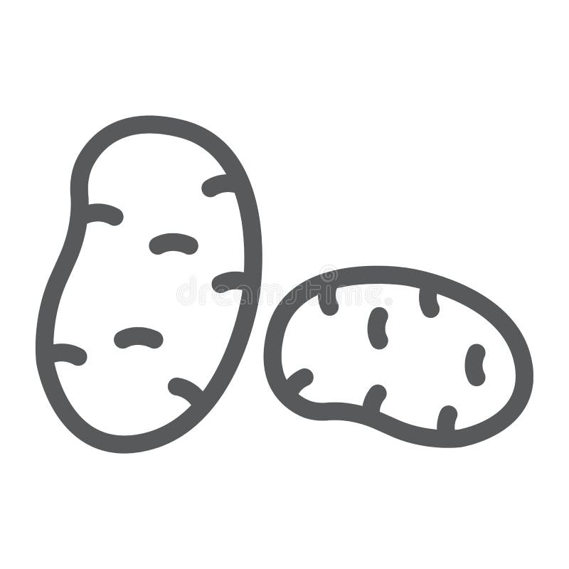 Potato Sign Emoji Icon Illustration. Vegetable Vector Symbol Emoticon ...