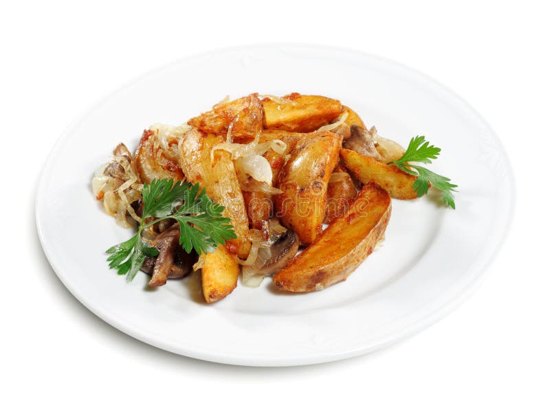 Potatoes Plate stock image. Image of diet, meal, banquet - 6478187