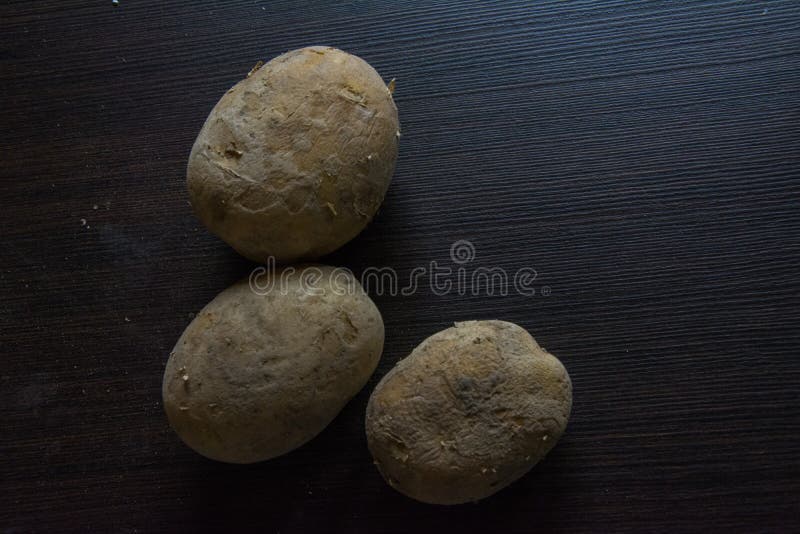 Potatoes on the table stock image. Image of ecologic - 73225965