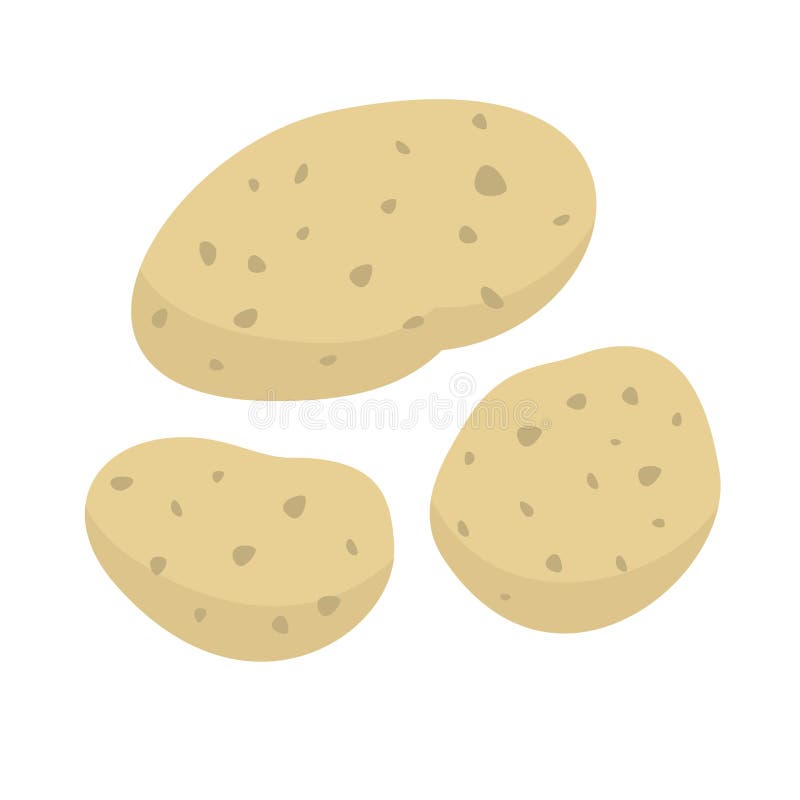 Potatoes vector stock vector. Illustration of root, simple - 58470218