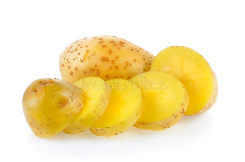 Potatoes on White Background Stock Image - Image of food, healthy: 94152735