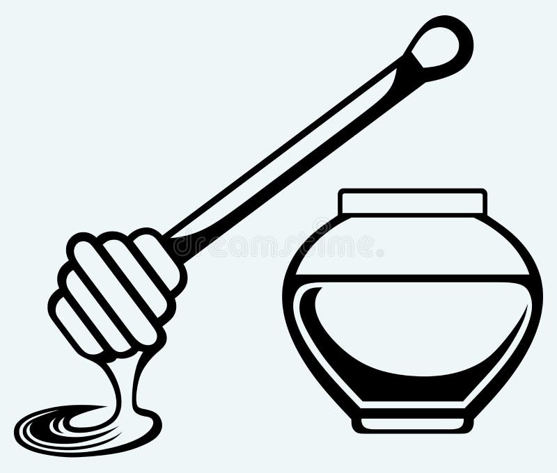 Iconos Del Vector De La Miel Ilustración del Vector - Ilustración de ...