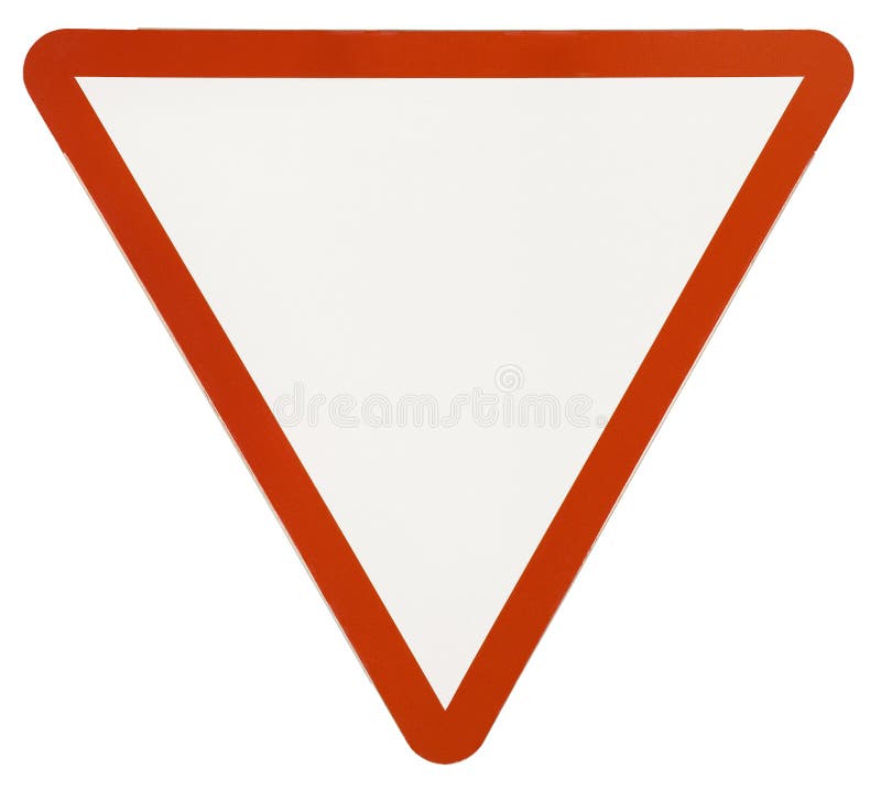 Triangle D'avertissement Rouge Avec Le Signe De Travaux En Avant Image ...