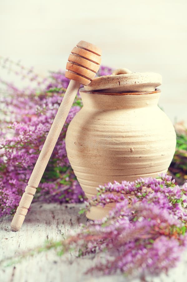 Potenciômetro, Dipper E Urze De Argila Imagem de Stock - Imagem de ...