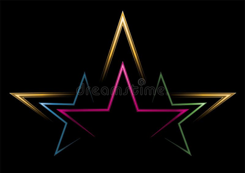 Estrella grande ilustración del vector. Ilustración de blanco - 12977633