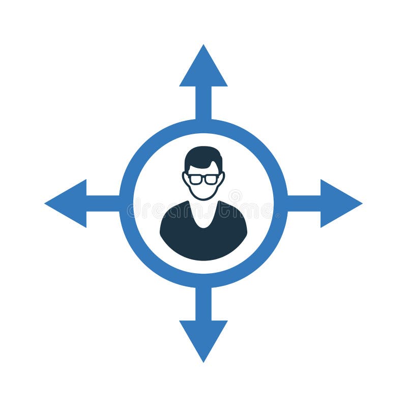 Potential Client, Target Audiences Icon. Glyph Vector Isolated on a ...