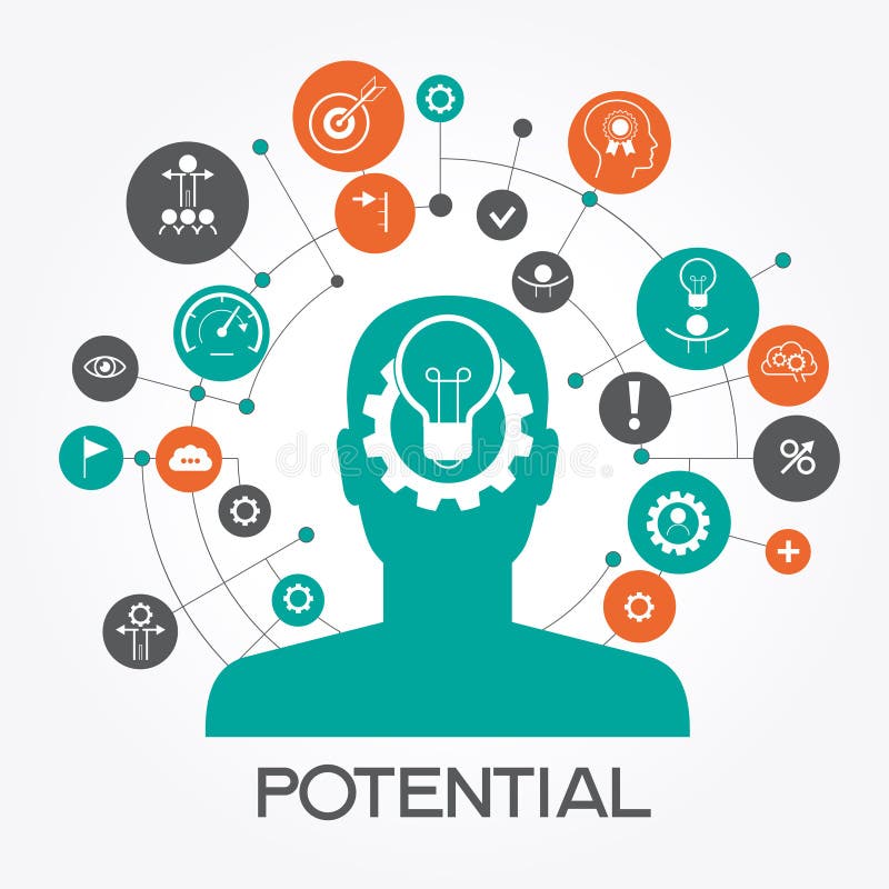 Potential design concept stock vector. Illustration of people - 99137814