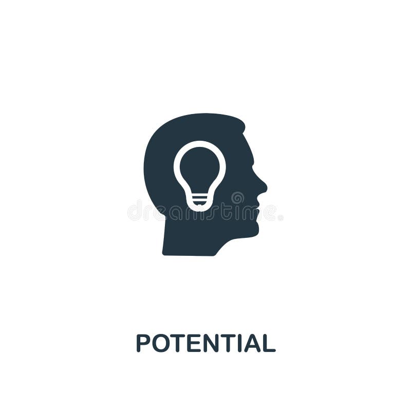 Potential Icon. Creative Element Design from Productivity Icons ...