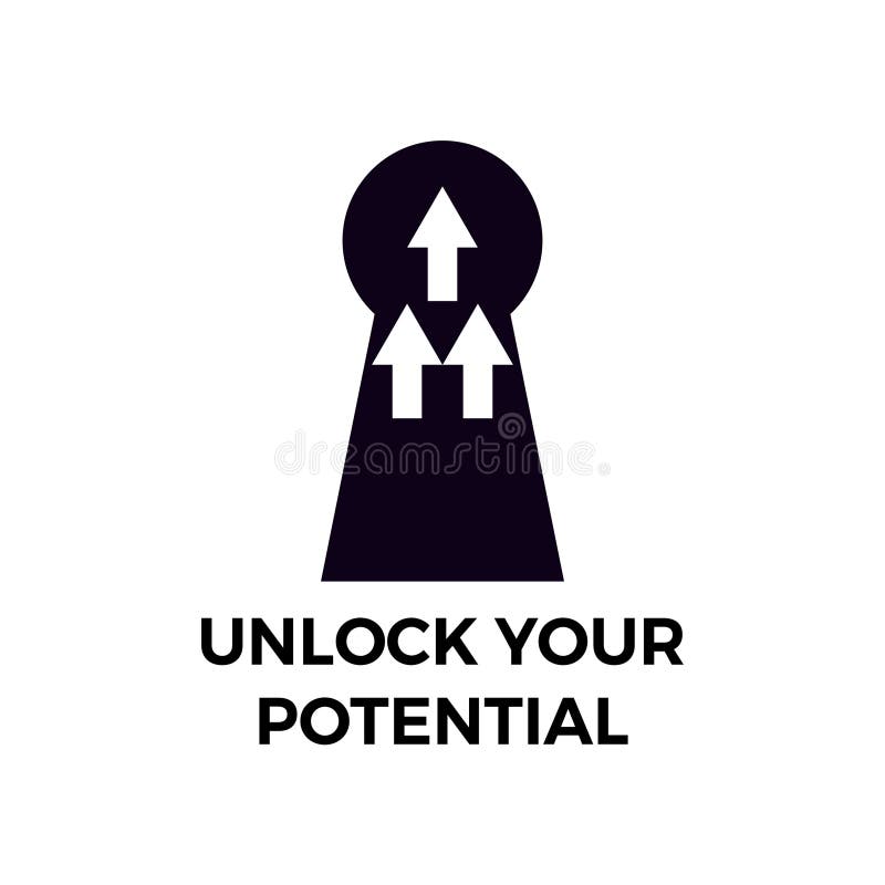 Potential Keyhole Arrows Icon Stock Illustration - Illustration of ...