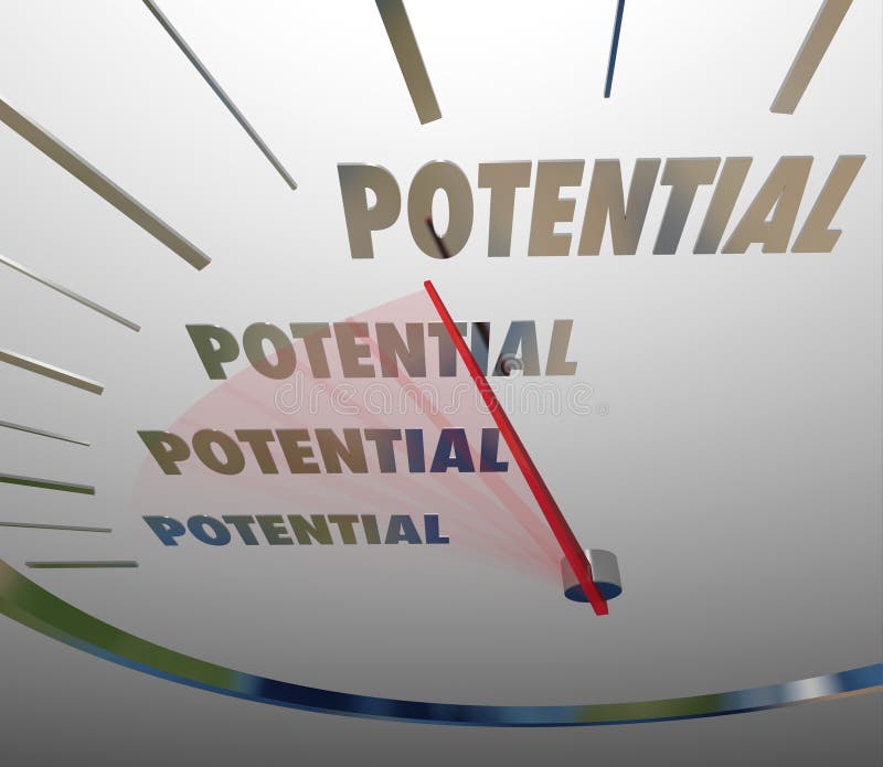Potential Word Spedometer Reaching Full Possible Opportunity Stock ...