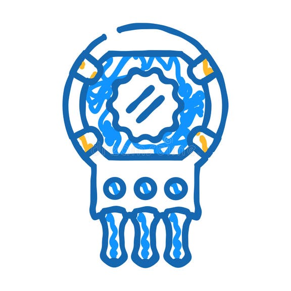 Potentiometer Electronic Component Icon Doodle Illustration Stock ...
