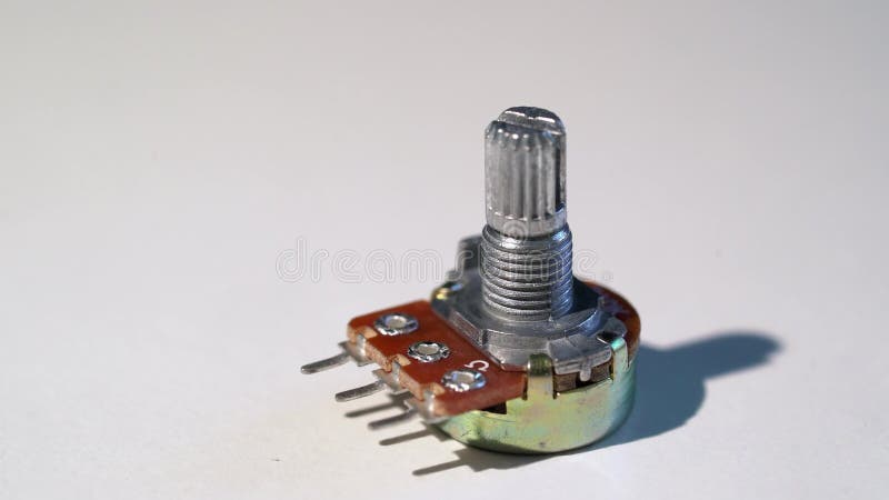 Potentiometer Variable Switch Control Rheostat Electronic Engineering Arduino. Stock Footage ...