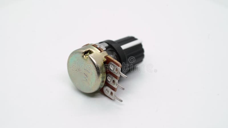 Potentiometer Variable Switch Control Rheostat Electronic Engineering Arduino. Stock Footage ...