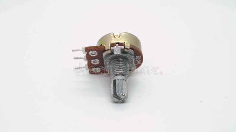 Potentiometer Variable Switch Control Rheostat Electronic Engineering Arduino. Stock Video ...