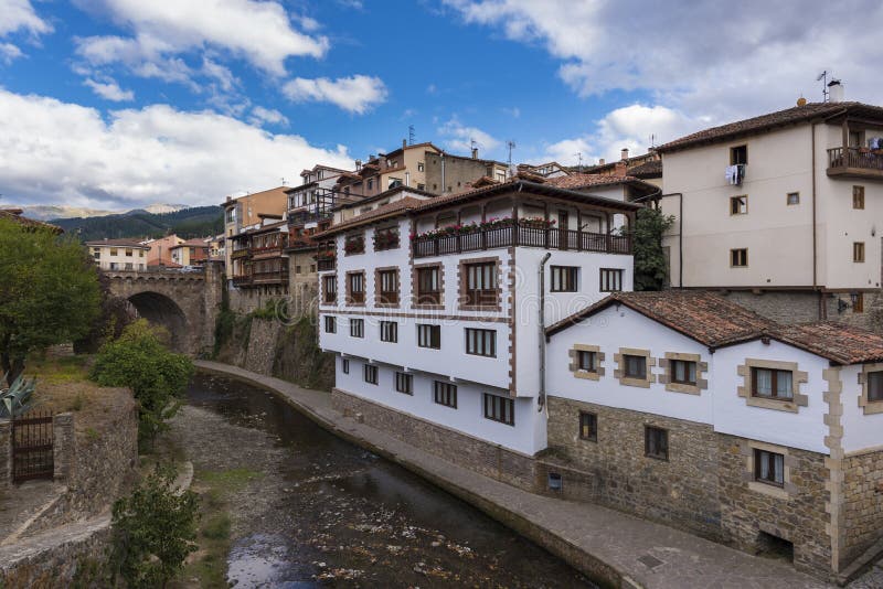 Potes Cantabria, Spain. stock image. Image of mountain - 119390991