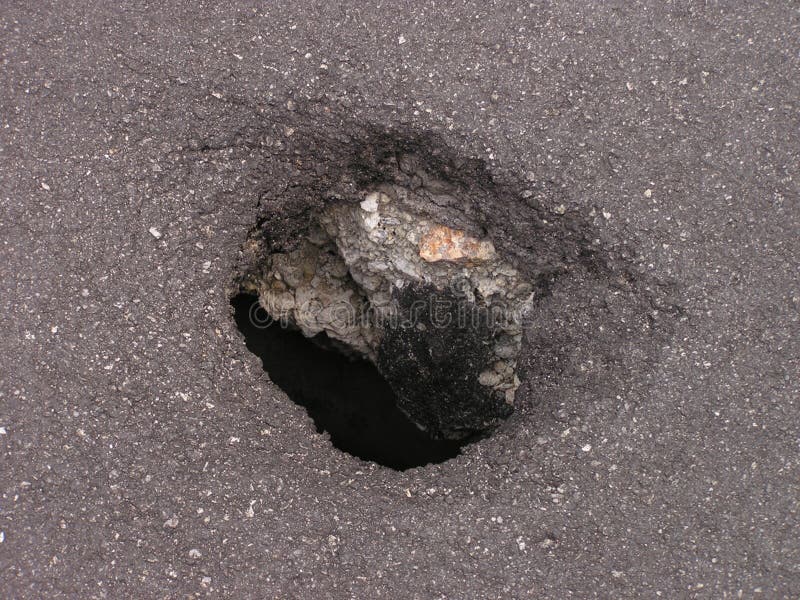 Pothole stock photo. Image of gaping, opened, street, pothole - 19864