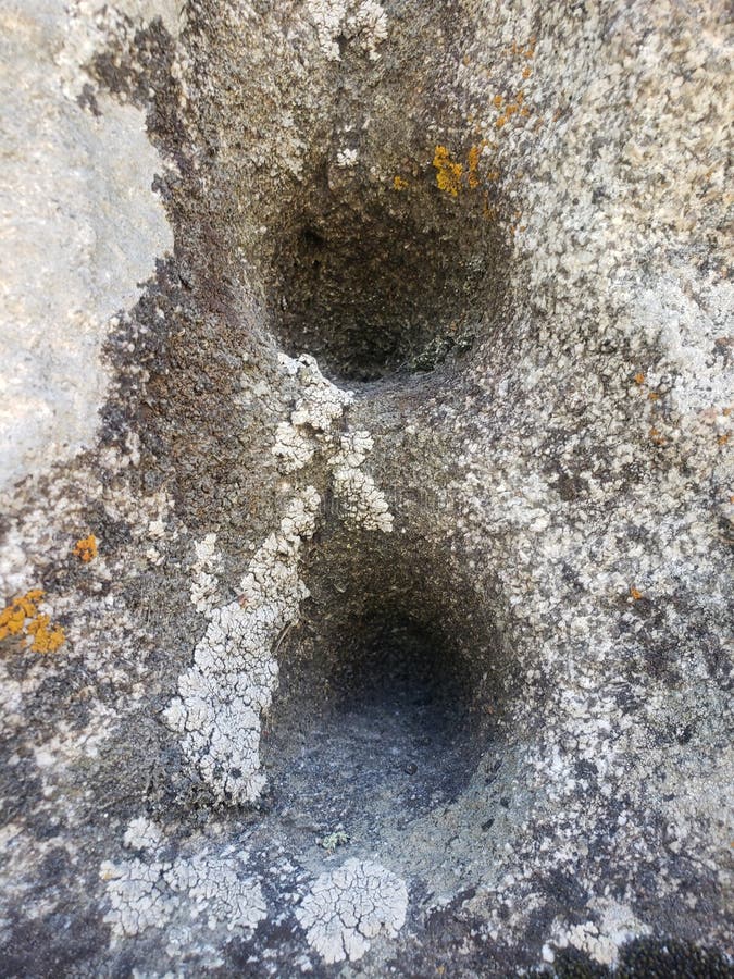 Potholes in rock formation stock image. Image of wildlife - 196805791