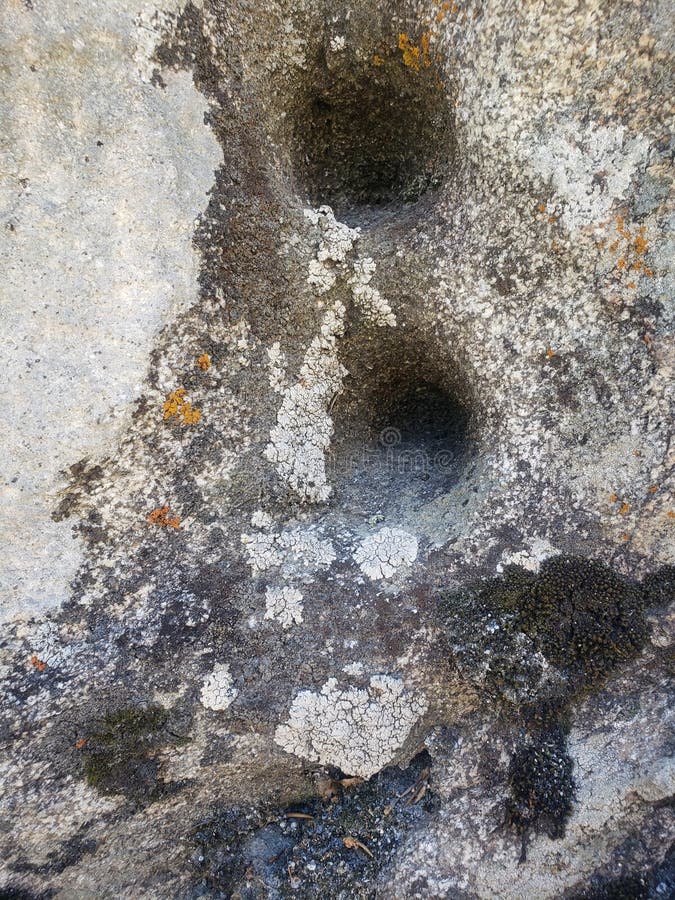 Potholes in rock formation stock photo. Image of geology - 196805900