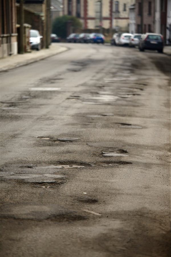 Potholes stock image. Image of road, hard, damage, crack - 30694491