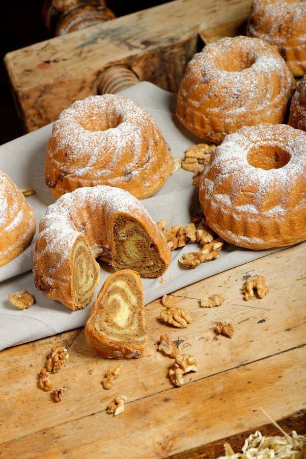 Potica/Potizza, Roll with Walnuts Stock Photo - Image of fresh, cookie ...