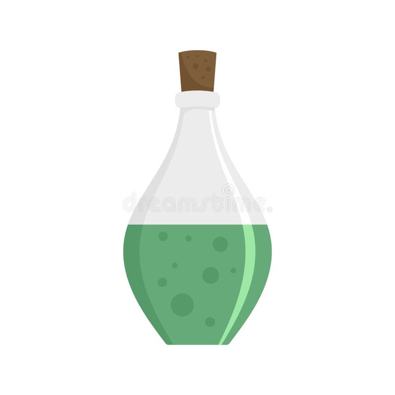 Elixir Bottle Icon, Cartoon Style Stock Vector - Illustration of ...