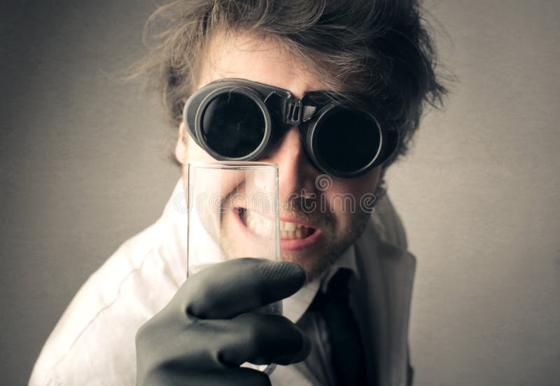 The potion stock image. Image of researcher, drink, portrait - 52339479