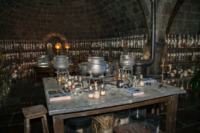 Potions Classroom in Hogwarts Editorial Image - Image of wizardry ...