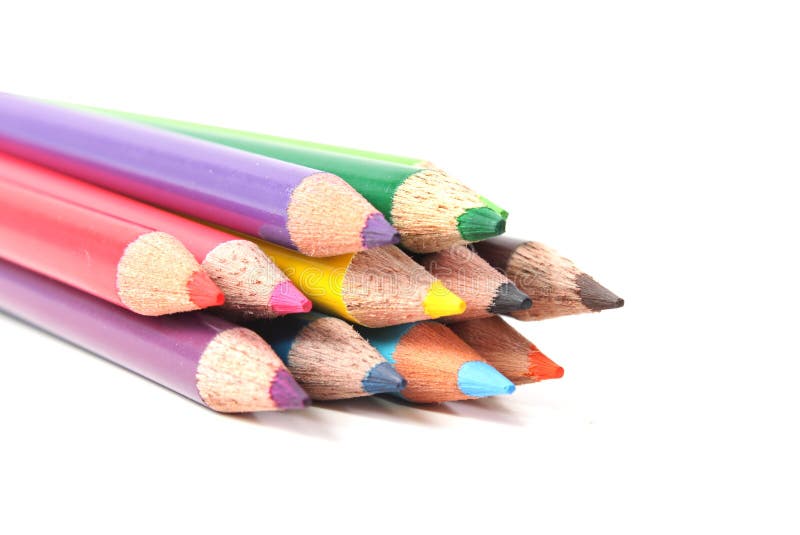 Potloden stock foto. Image of onderwijs, artistiek, trek - 15409532