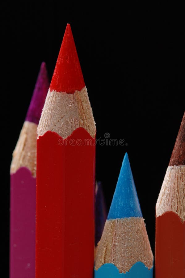 Potloden stock foto. Image of punt, zwart, kleurpotlood - 3527638