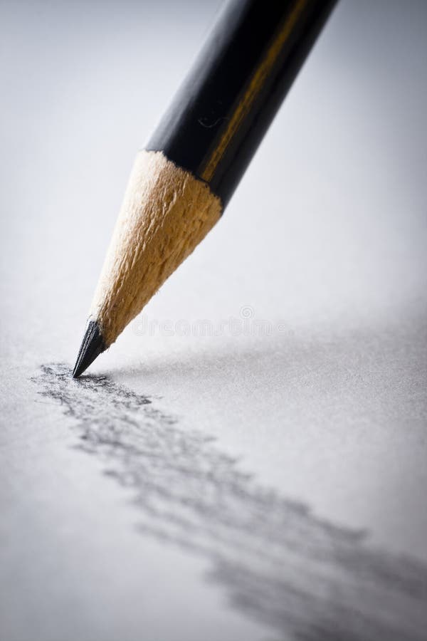 Potlood stock foto. Image of grafiet, schets, tekening - 22159996