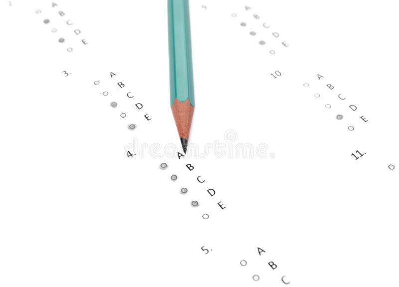 Potlood en proefwerk stock afbeelding. Image of elementair - 18220573