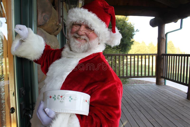 Potluck Santa stock photo. Image of lunch, supper, food - 22448572